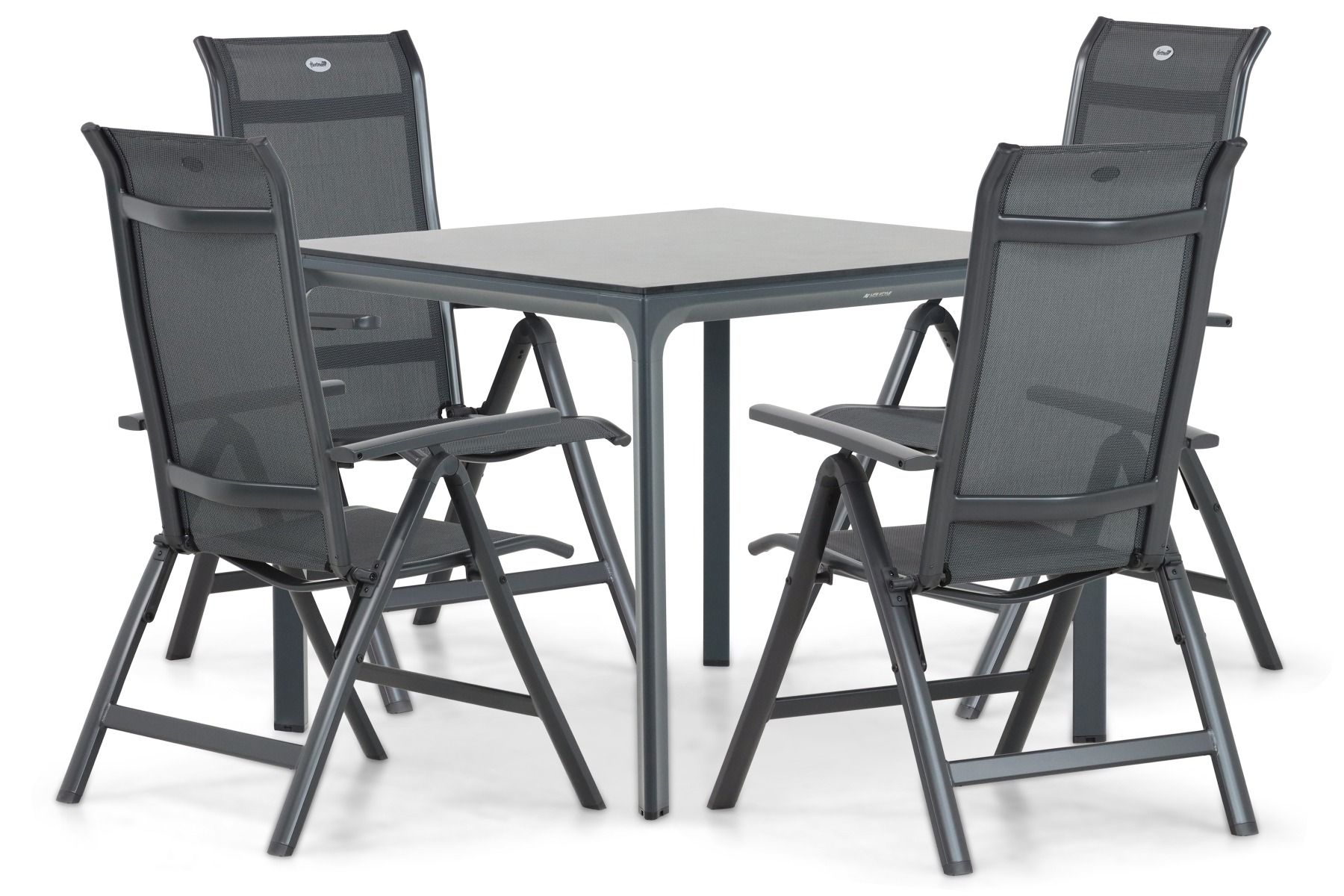 Hartman Alice/Cesar 90 cm dining tuinset 5-delig - Tuinmeubelshop.nl