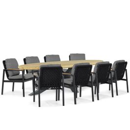 Coco Ralph/Diogo 280 cm dining tuinset 9-delig