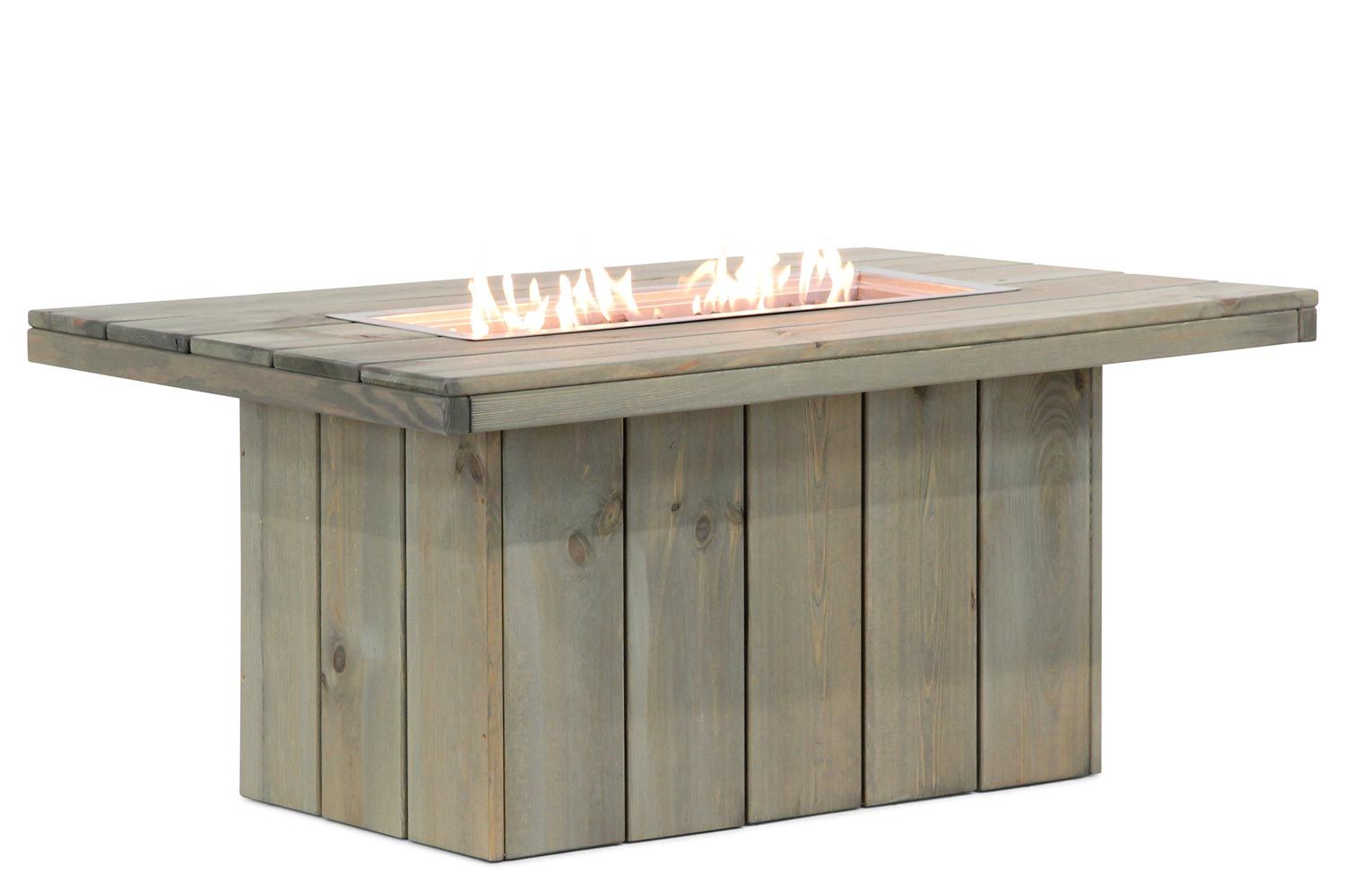Garden Collections Basic vuurtafel greywash 120 x 80 cm