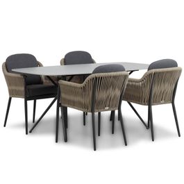 Coco Romeo/Valerio 180 cm dining tuinset 5-delig