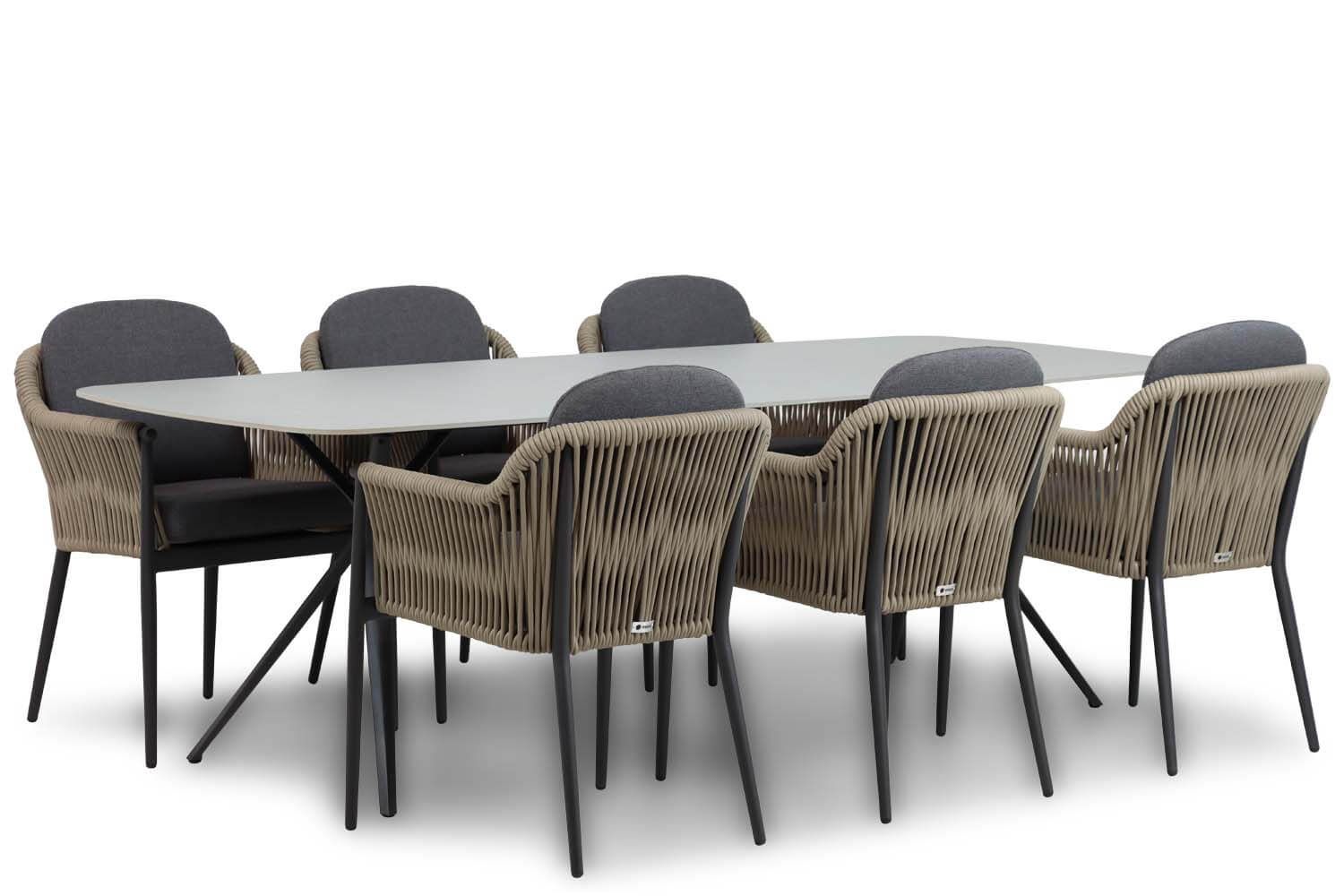 Coco Romeo/Valerio 240 cm dining tuinset 7-delig