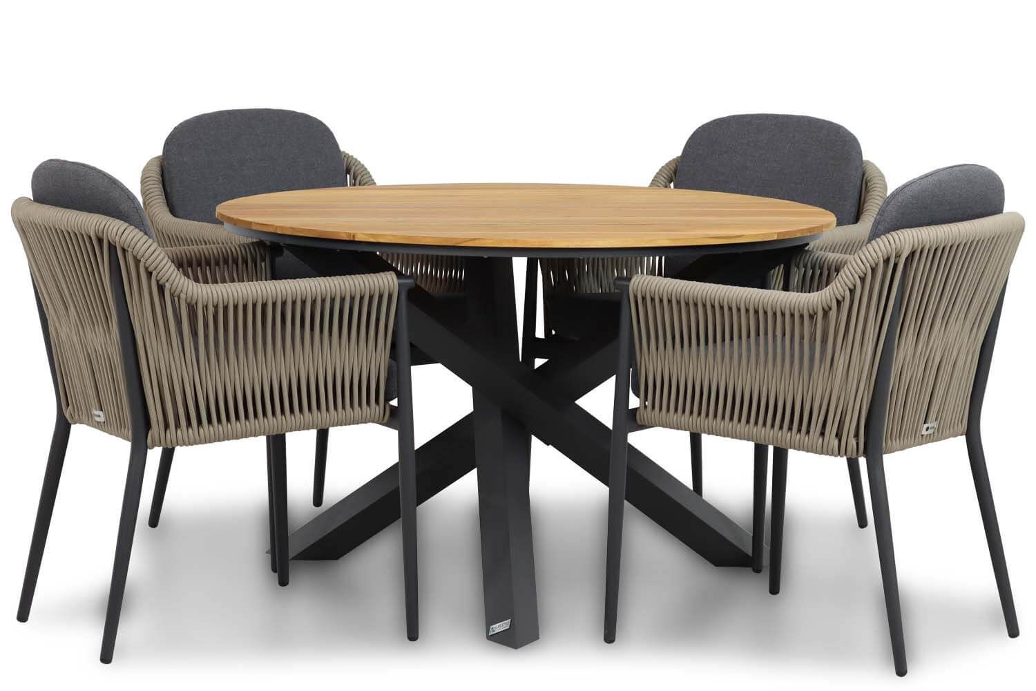 Coco Romeo/Fabriano 120 cm dining tuinset 5-delig