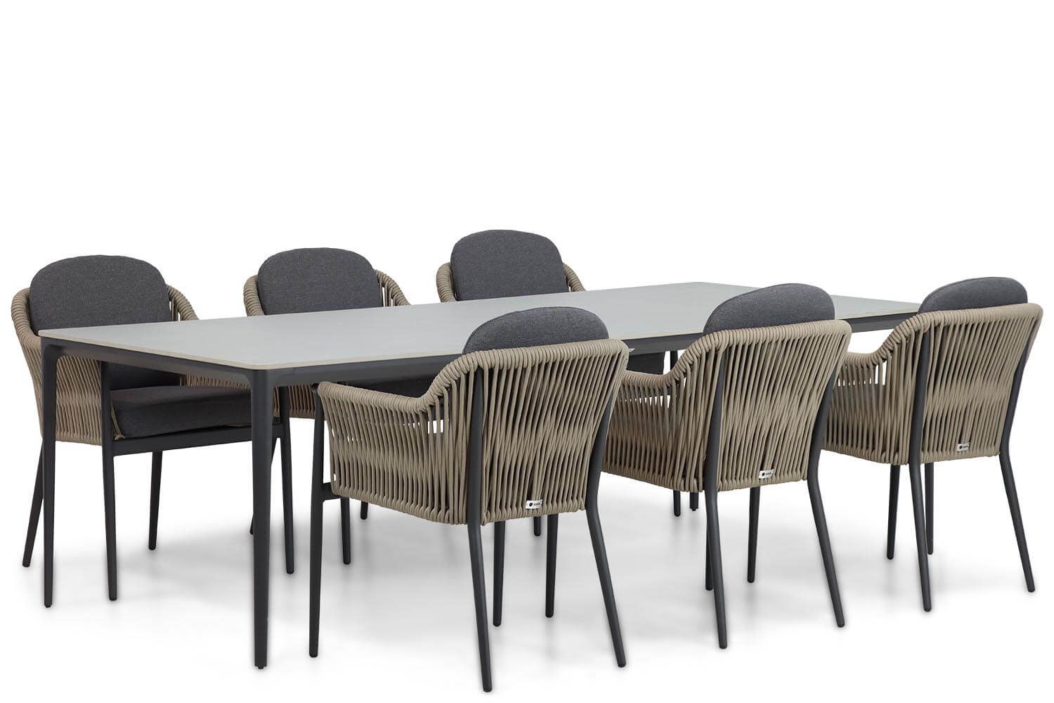 Coco Romeo/Gianna 240 cm dining tuinset 7-delig